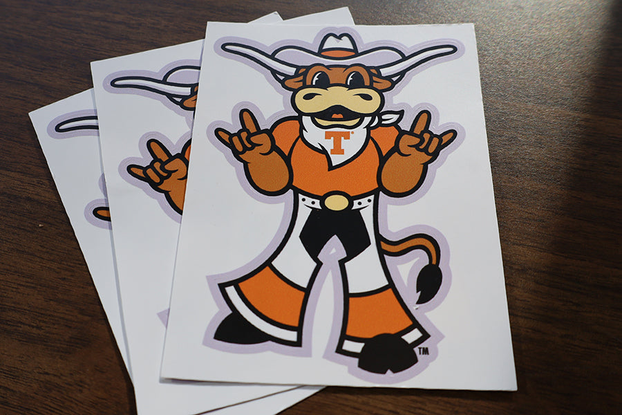 Varsity BEVO Kiss cut Sticker – UT Document Solutions